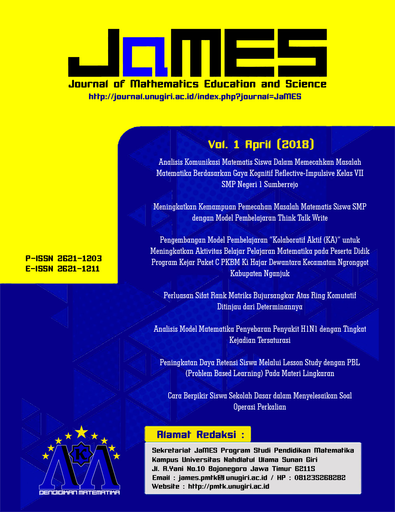 Archives Journal Of Mathematics Education And Science Archives Journal Of Mathematics Education And Science